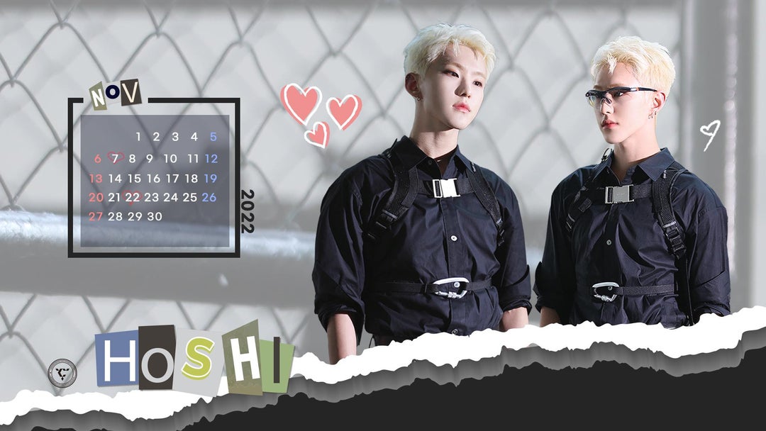 221025 Seventeen Weverse Wallpaper: November with HOSHI - PTKOREA