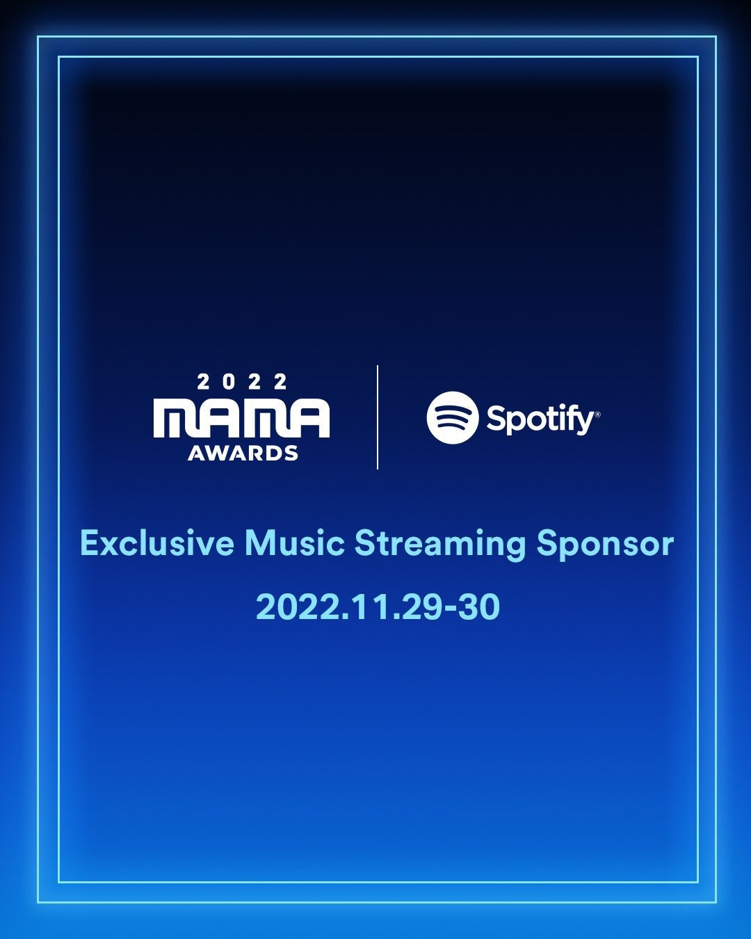 Spotify Is The Exclusive Music Streaming Sponsor Of The 2022 Mama
