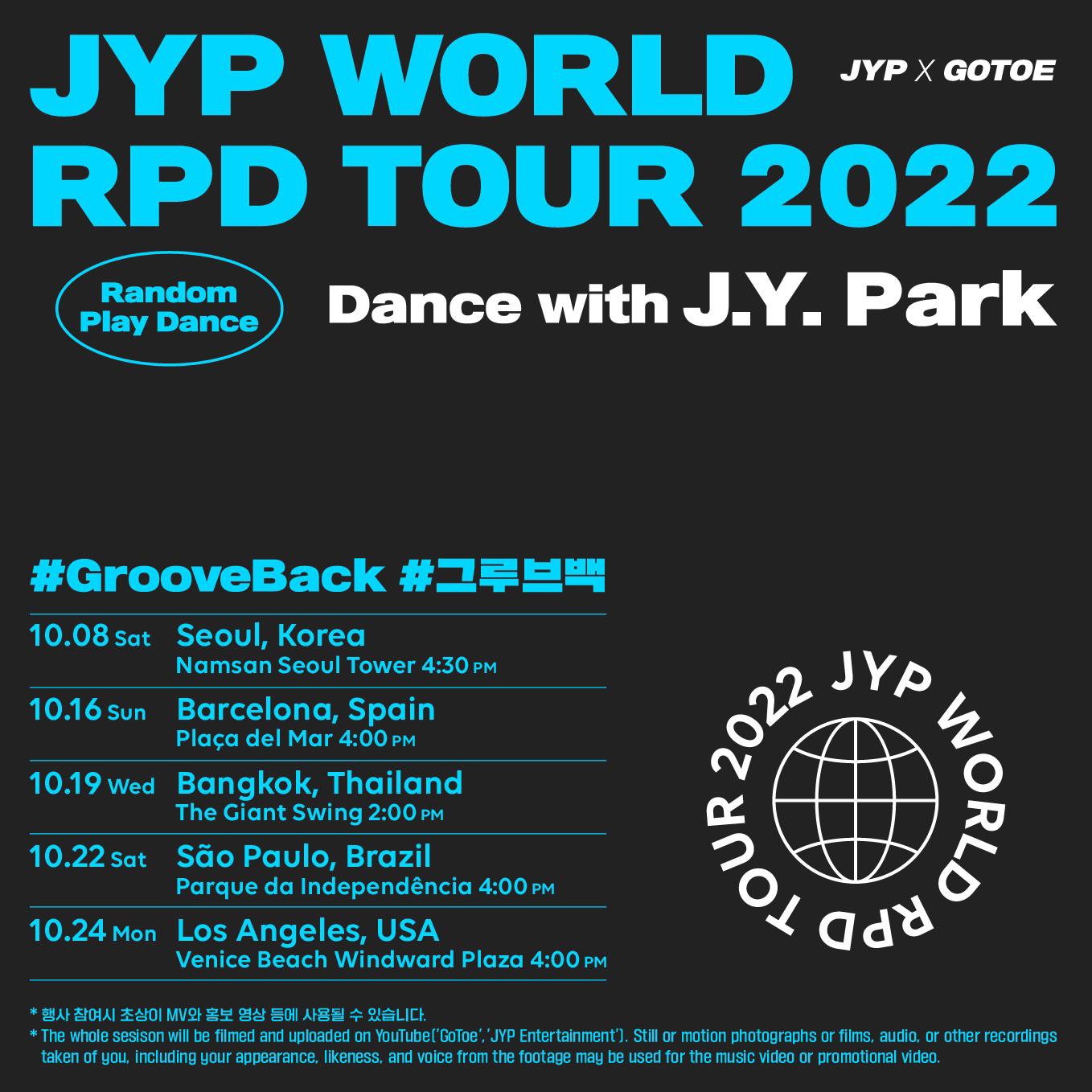 J.Y. Park (JYP) x GoToe - JYP World Random Play Dance (RPD) Tour 2022 ...