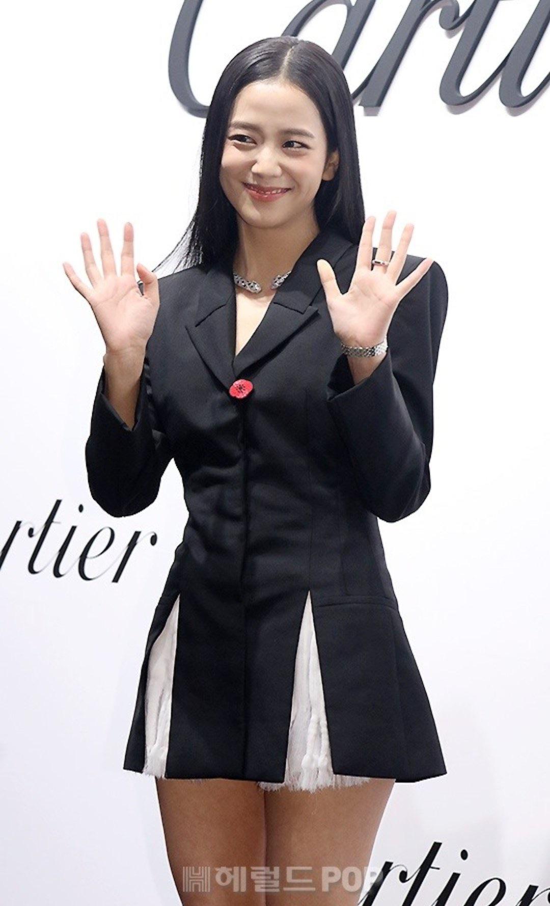 221006 Jisoo @ Cartier Maison Cheongdam Opening Party in Seoul - PTKOREA