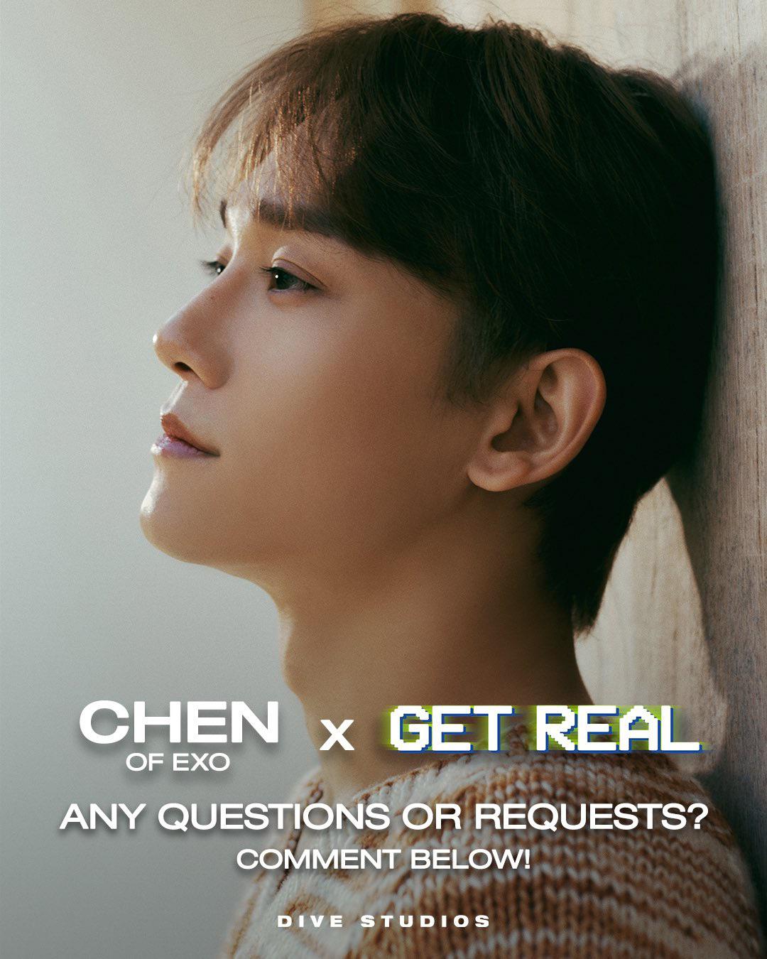 221025 DIVE Studios Update - “What have you always wanted to ask CHEN of EXO (@weareoneEXO)? 💭 ...