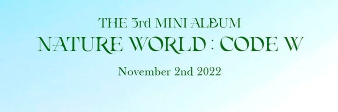 NATURE - 3rd Mini Album 'NATURE WORLD: CODE W' (Teaser Images - Logo ...