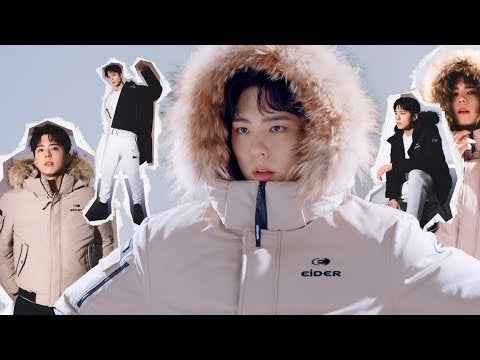 221111 2022FW Eider Stooky Down Jacket Collection with Wonyoung and Park Bogum - PTKOREA