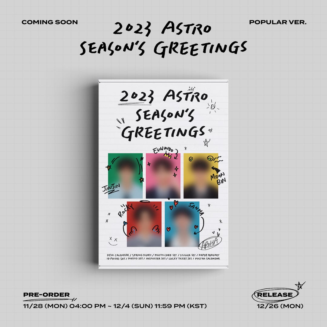ASTRO - 2023 SEASON'S GREETINGS (Coming Soon Teaser Image - POPULAR ...