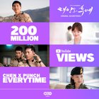 Chen x Punch 'Everytime' MV has passed 200 Million Views 🎉 - PTKOREA