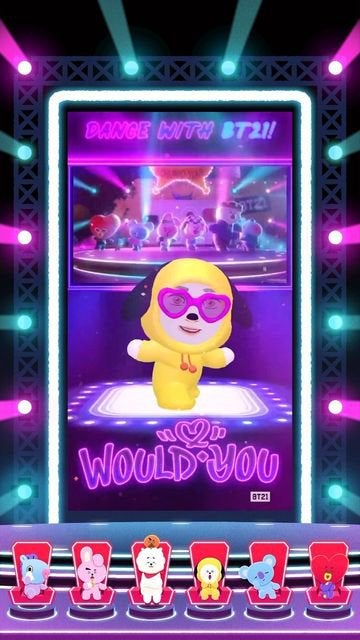 221231 Instagram: BT21: ・ᴥ・ Would You dance with BT21 wanna dance like ...