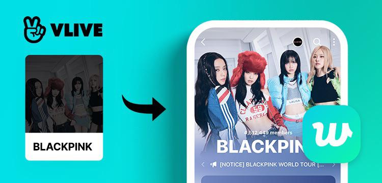 221207 All BLACKPINK V LIVE videos and V Original content have been transferred to Weverse ...