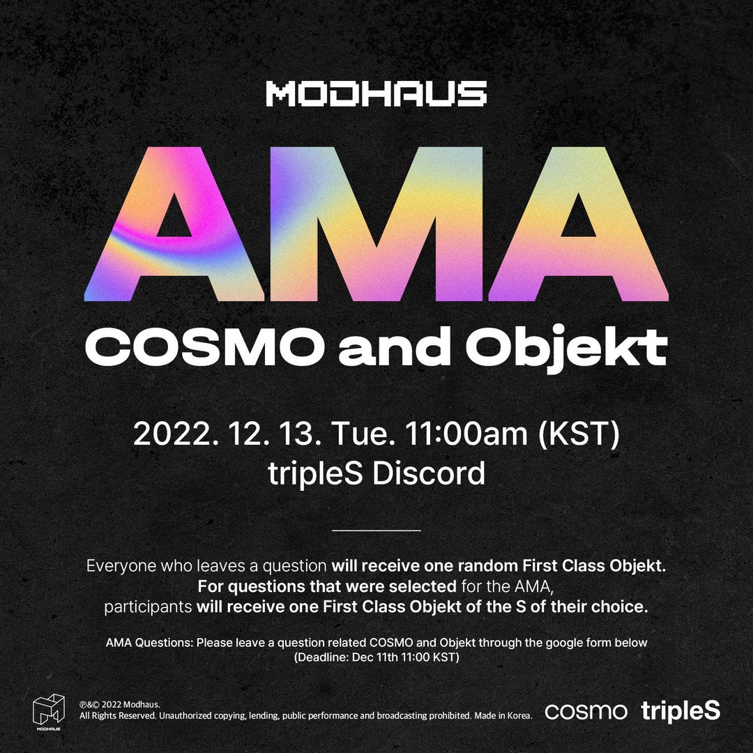 MODHAUS to hold an AMA on Discord + host a Focus Group Interview to ...
