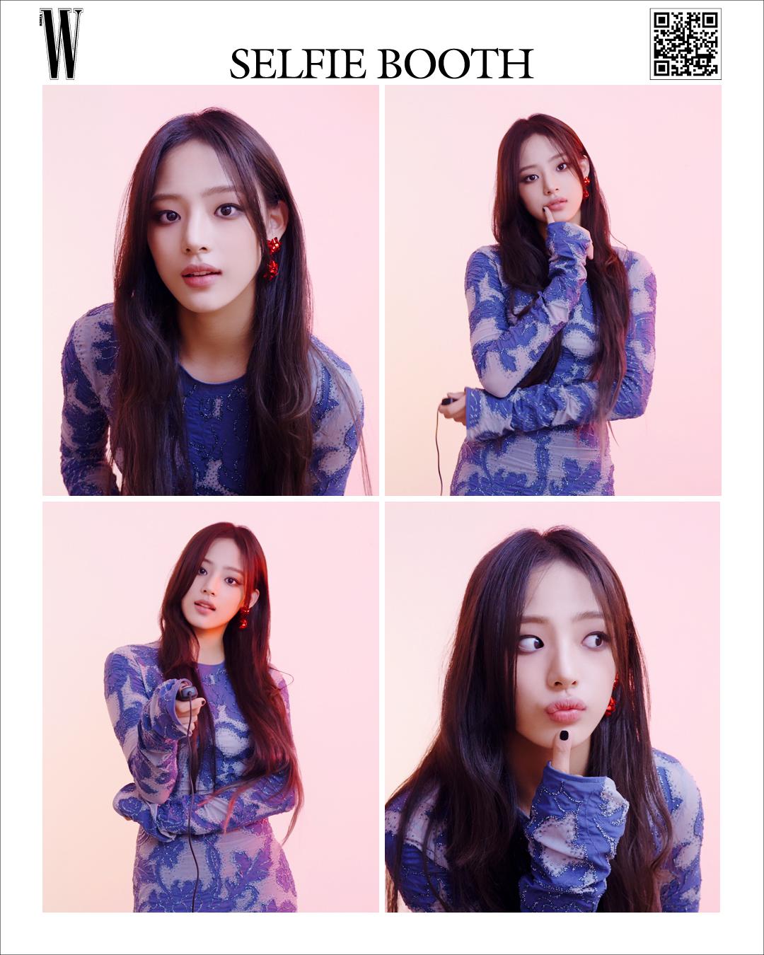 221201 NewJeans' selfie booth 4-cut photos from W Korea - PTKOREA