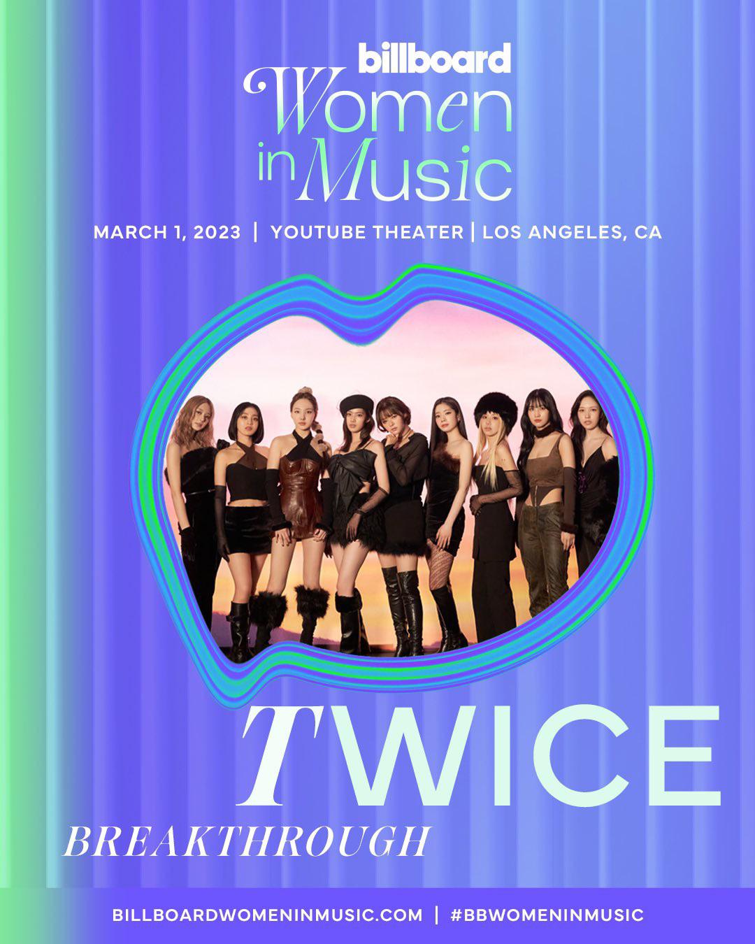 230130 Twitter Update - ONCE🤩 We are honored to attend @billboard ’s # ...