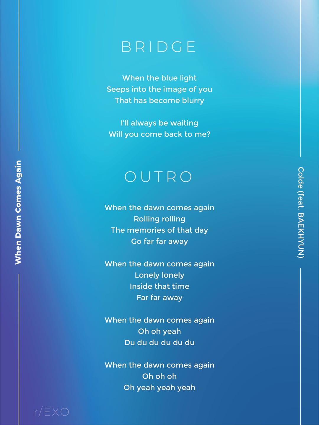What are your thoughts on 'When Dawn Comes Again?' | Weekly Lyric ...