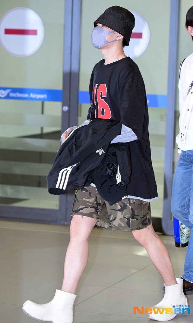 230228 Hoshi and Joshua Arrival at the ICN Airport from Dubai - PTKOREA