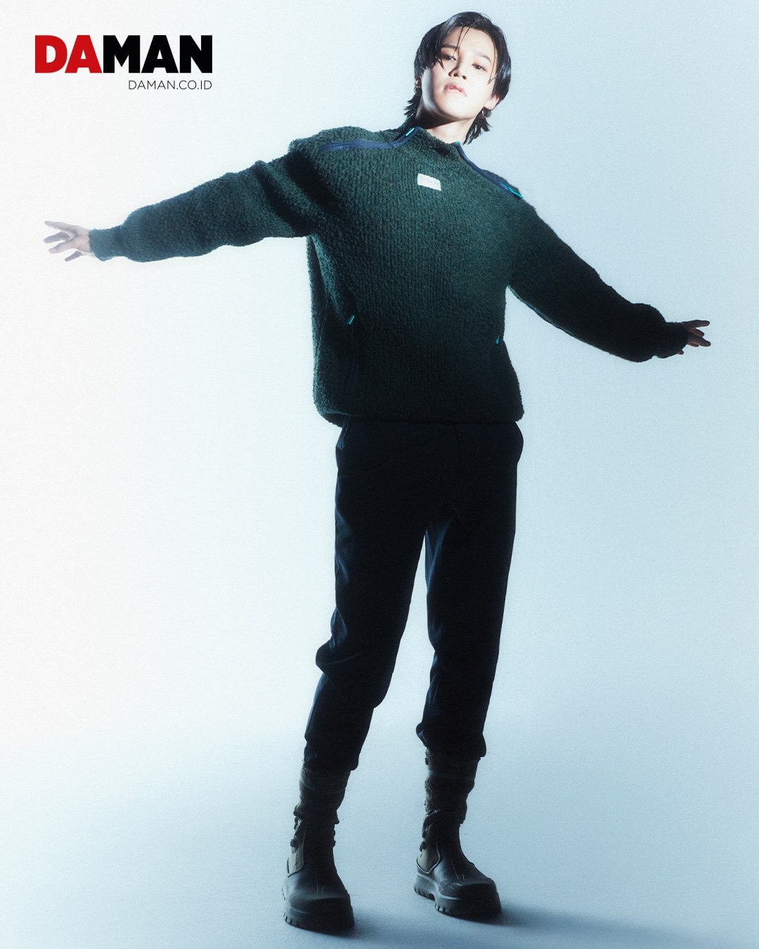 230207 DAMAN Magazine: Another pic of JIMIN of BTS in DAMAN Magazine ...