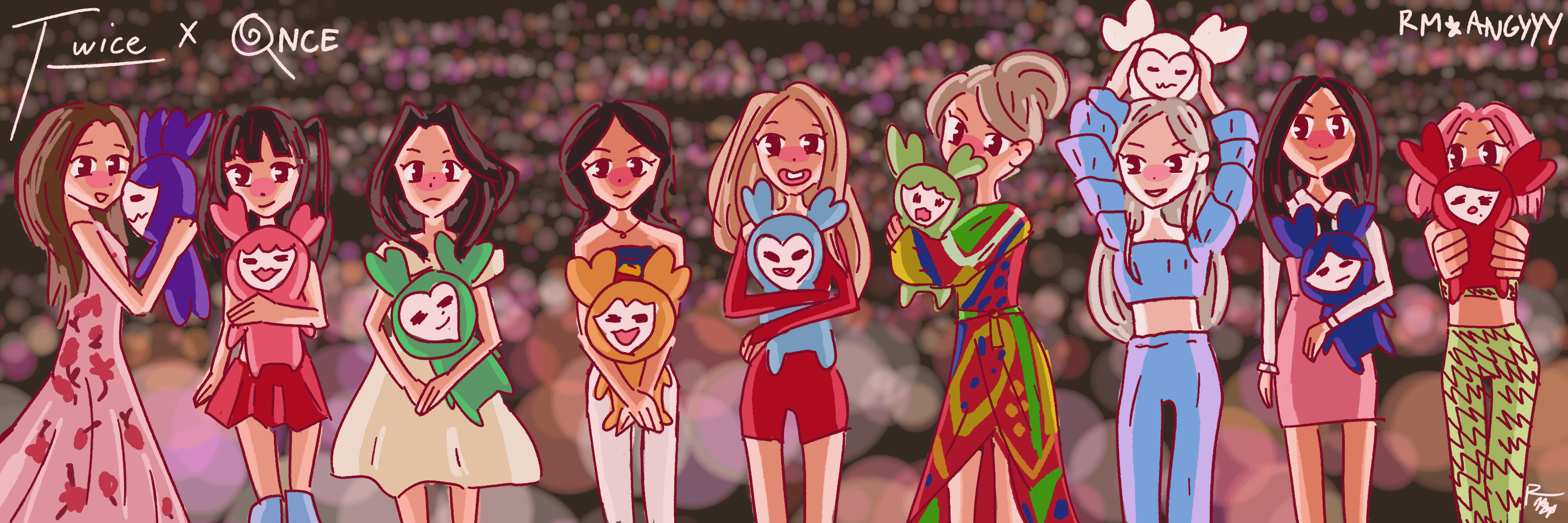 OT9 fanart 🫶 - PTKOREA