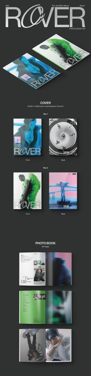 230306 Kai - The 3rd Mini Album 〖Rover〗Album Details - PTKOREA