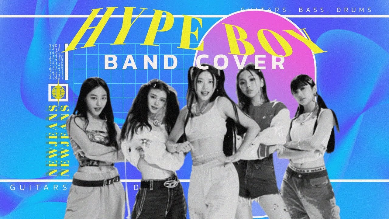 231203 check out this rock cover of Hype Boy! 😱 - PTKOREA