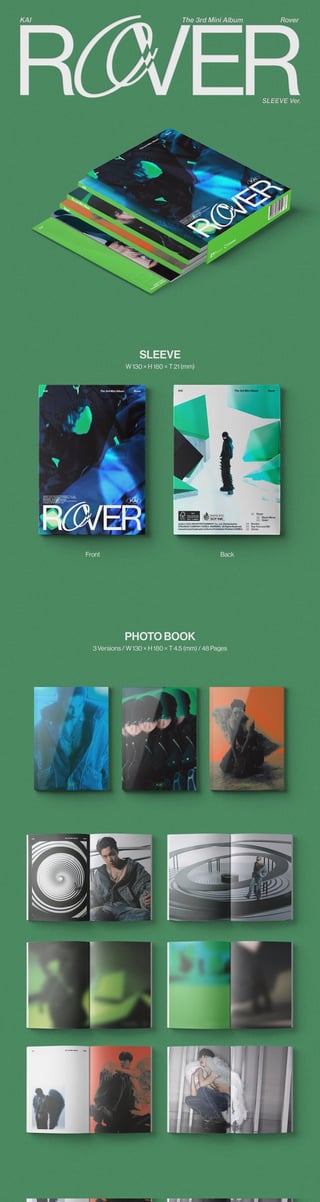 230306 Kai - The 3rd Mini Album 〖Rover〗Album Details - PTKOREA