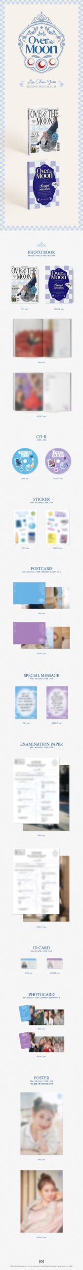 Lee Chaeyeon - 2nd Mini Album: Over The Moon (Album Packaging ...