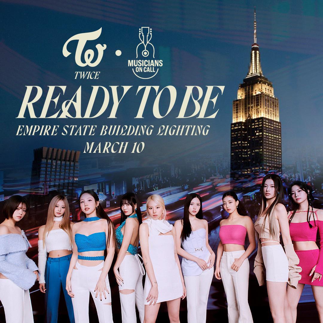 230311 Twitter Update - TWICE & Empire State Building Lighting Night in partnership with ...