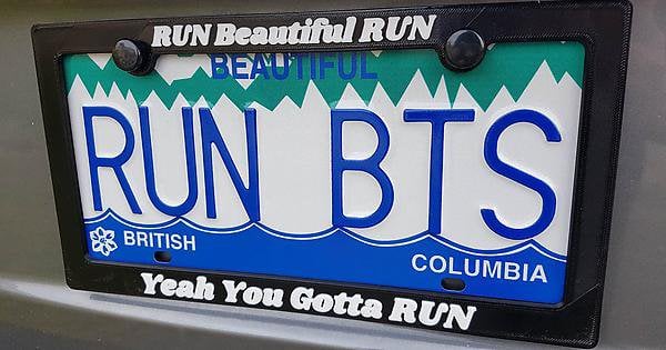 [UPDATE] BTS Car License Plate pt.2 - PTKOREA