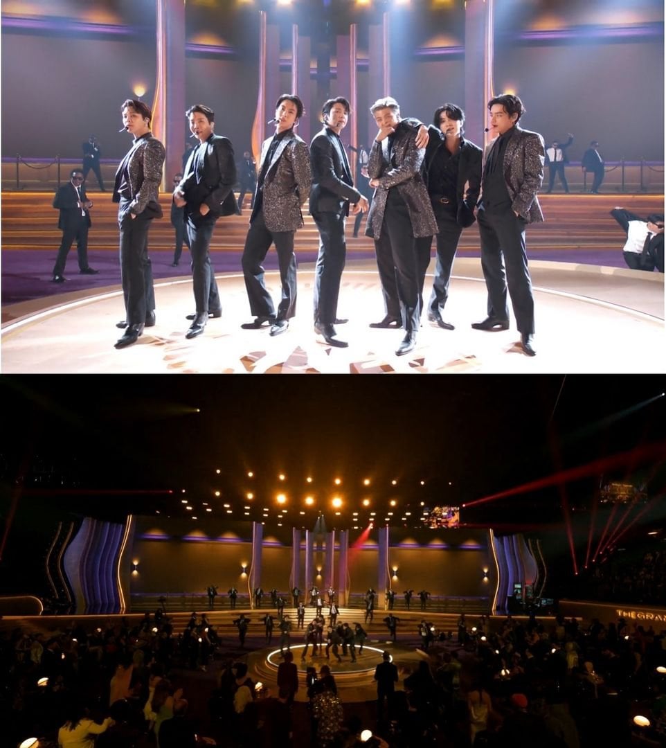 [Throwback] 1 year ago today, BTS performed "Butter" at the 2022 GRAMMY ...