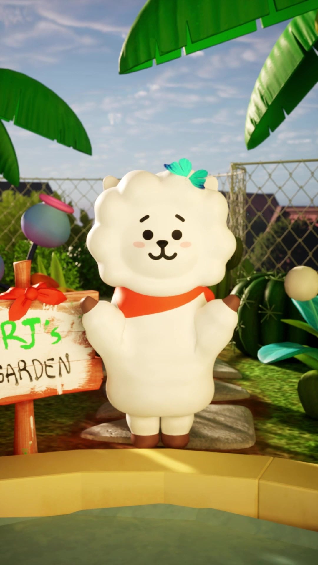 230405 BT21 on TikTok: Spring is in the air 🦋🌱 #RJ #butterfly #spring # ...