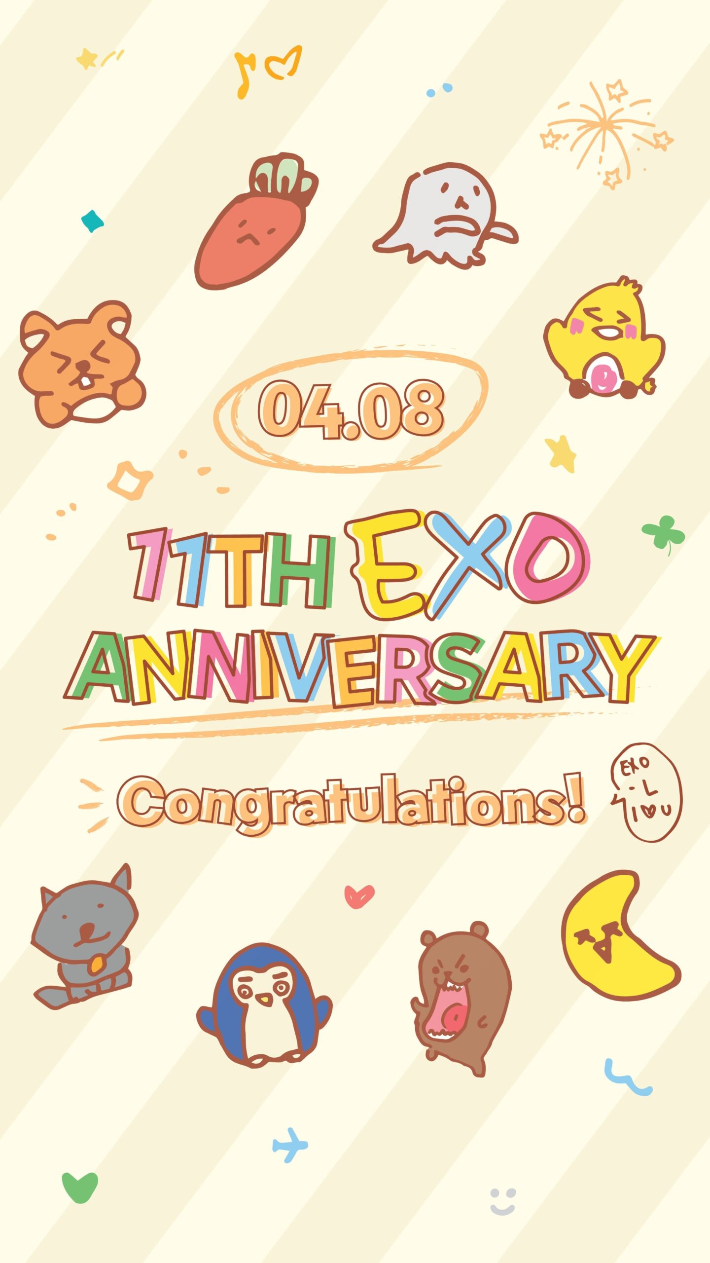 Happy 11th Anniversary to EXO! - PTKOREA