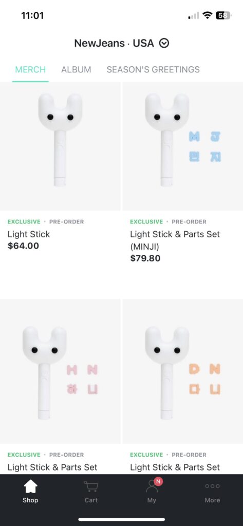 230404 BINKY BONG PREORDER (USA) - PTKOREA