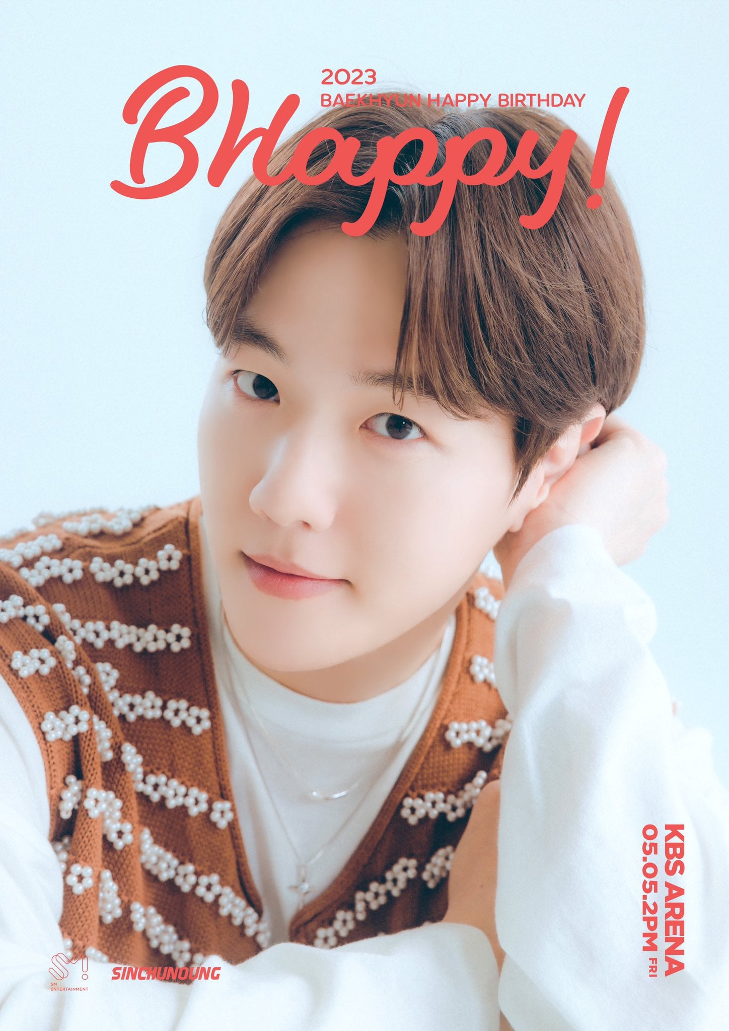 Baekhyun (EXO) - Fan Meeting 'BHappy! (2023 Baekhyun Happy Birthday)' (Teaser Poster) - PTKOREA