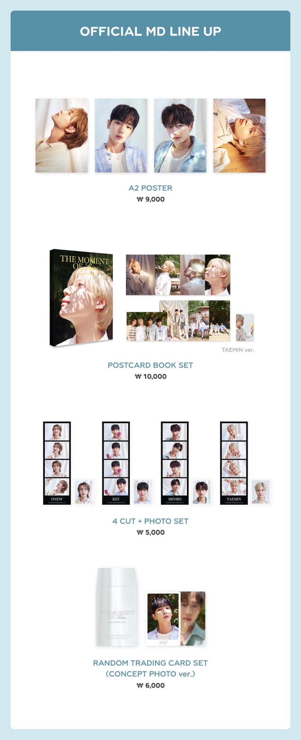 SHINee - 15th Anniversary Pop Up Store: THE MOMENT OF Shine (Official ...
