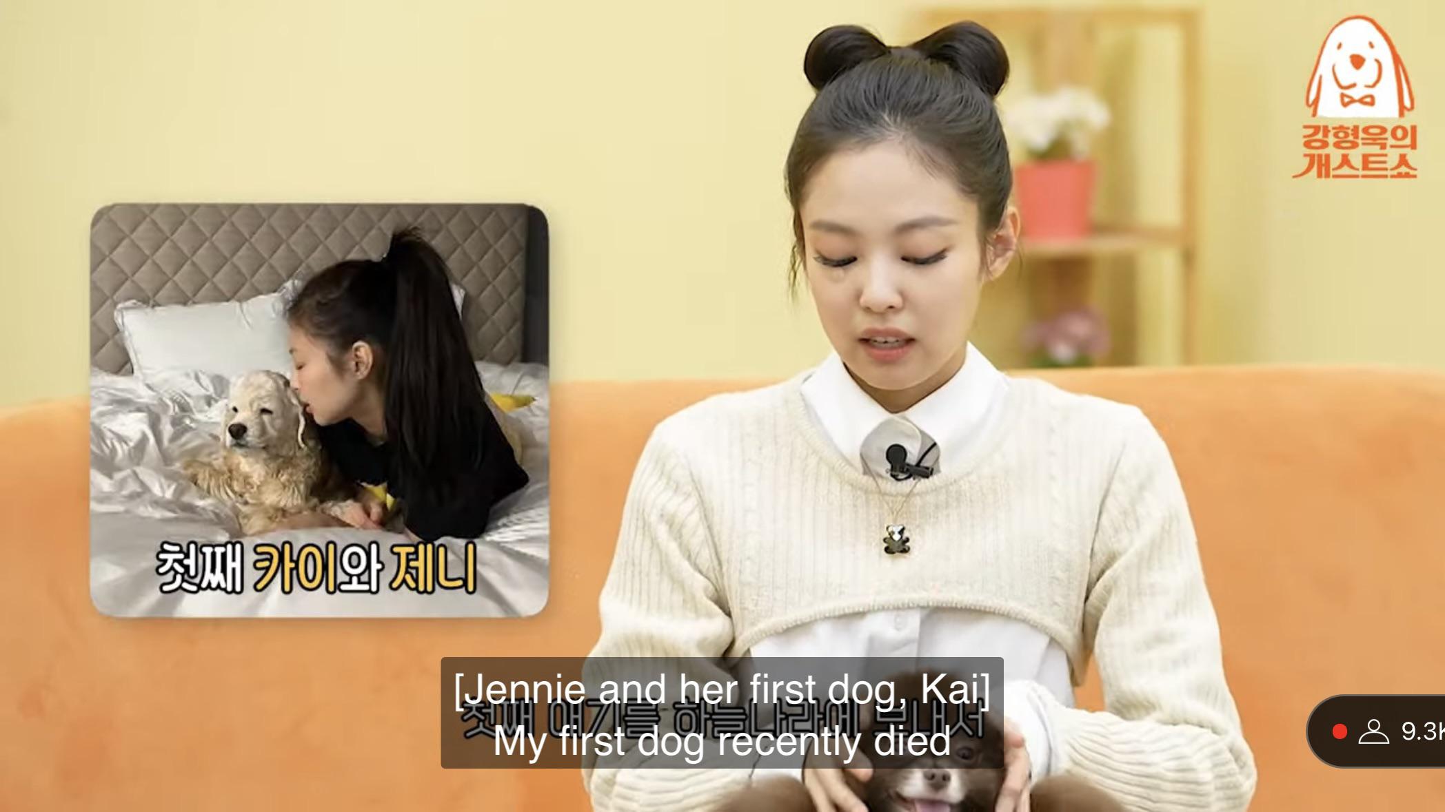 230526 Jennie’s first dog Kai, has recently passed away - PTKOREA