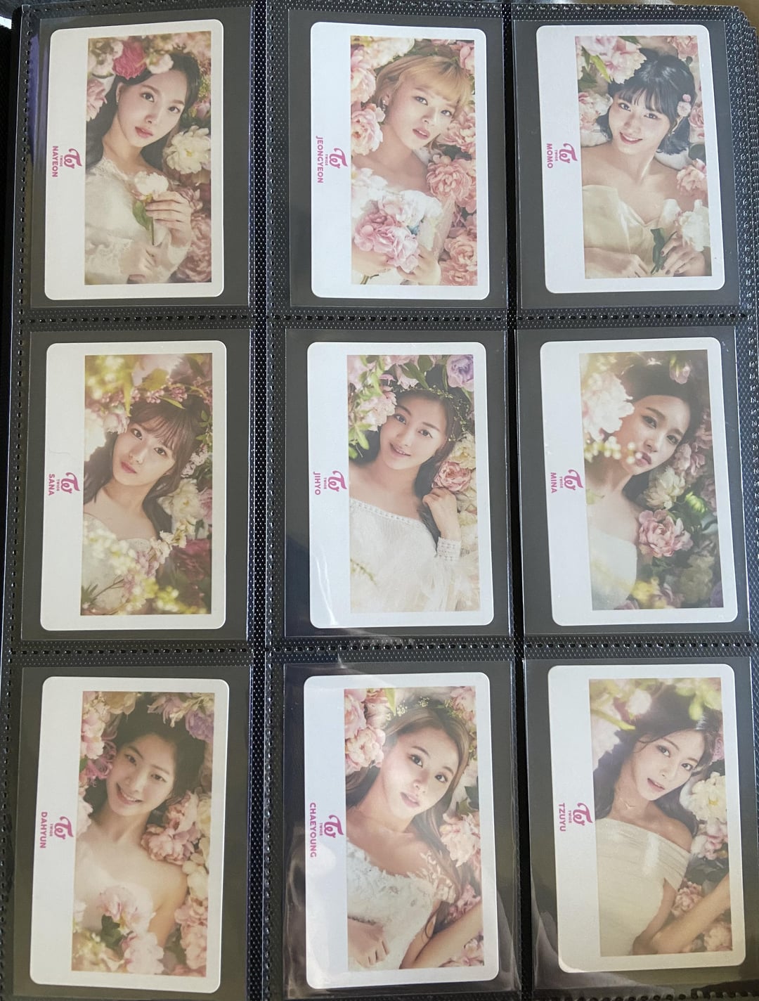 My completed OT9 Japanese Polaroid sets. Only have 10 done so far, but ...