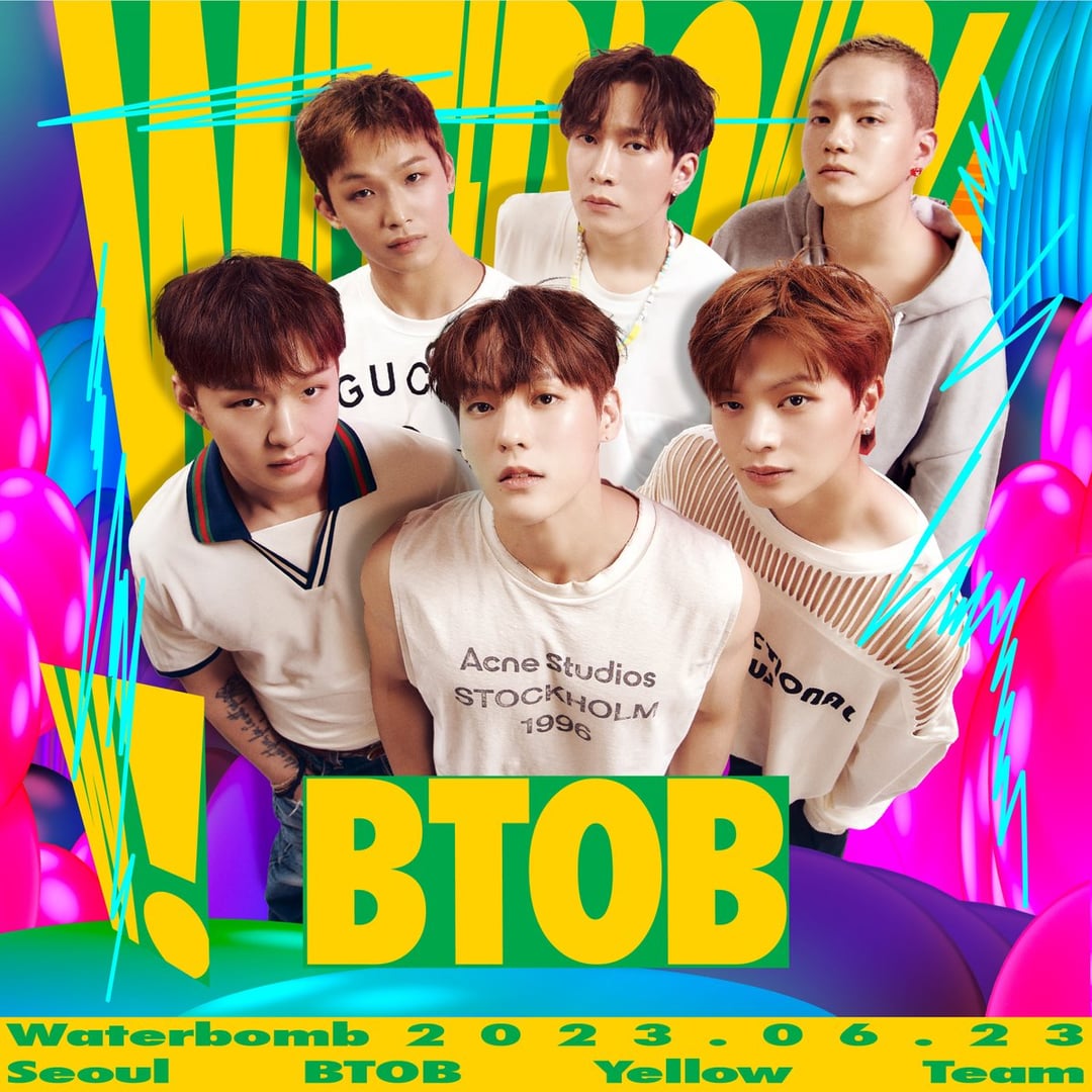 BTOB & aespa announced as part of the lineup for the 2023 Waterbomb Festival in Seoul - PTKOREA
