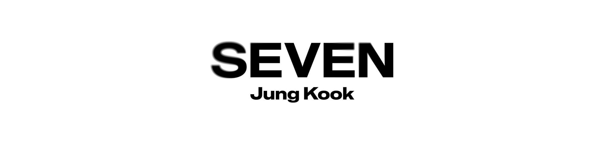 Jungkook Seven single CD available for preorder in BTS Official Music ...