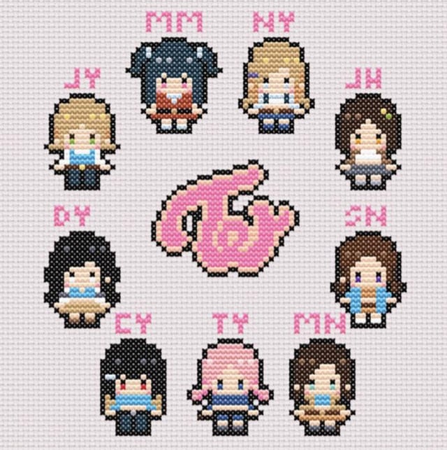 I made Twice Cross Stitch Patterns - PTKOREA