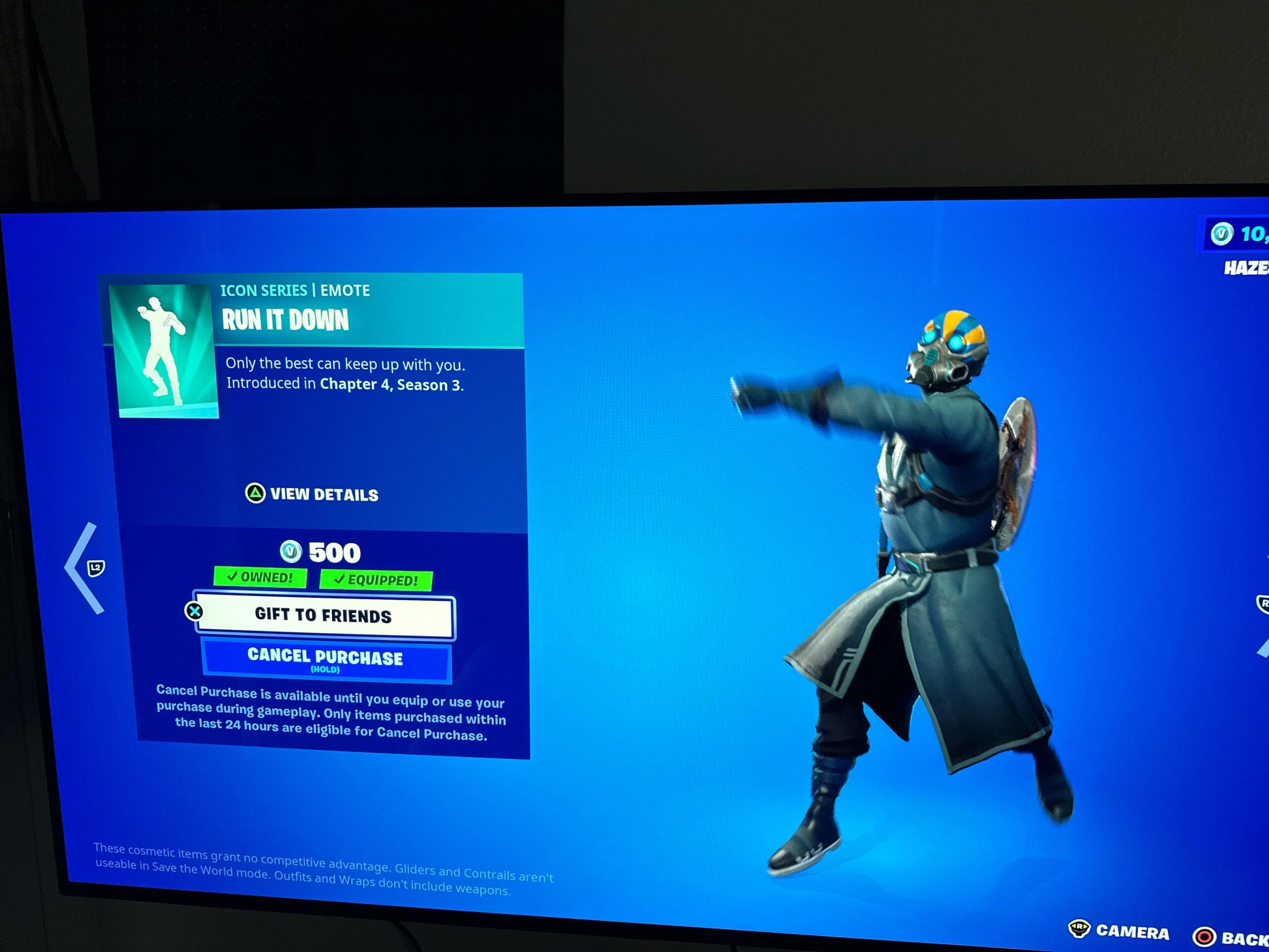 BTS Run emote in the Fortnight store - PTKOREA
