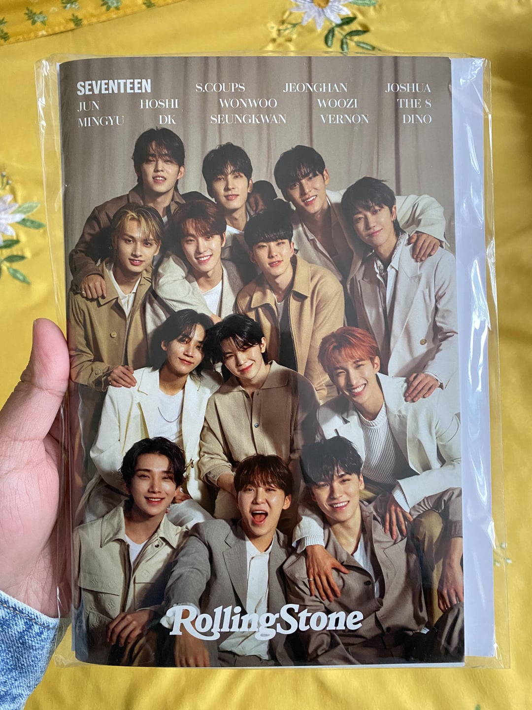 My SVT RollingStone magazine came in. Jun's solo shot is definitely a ...