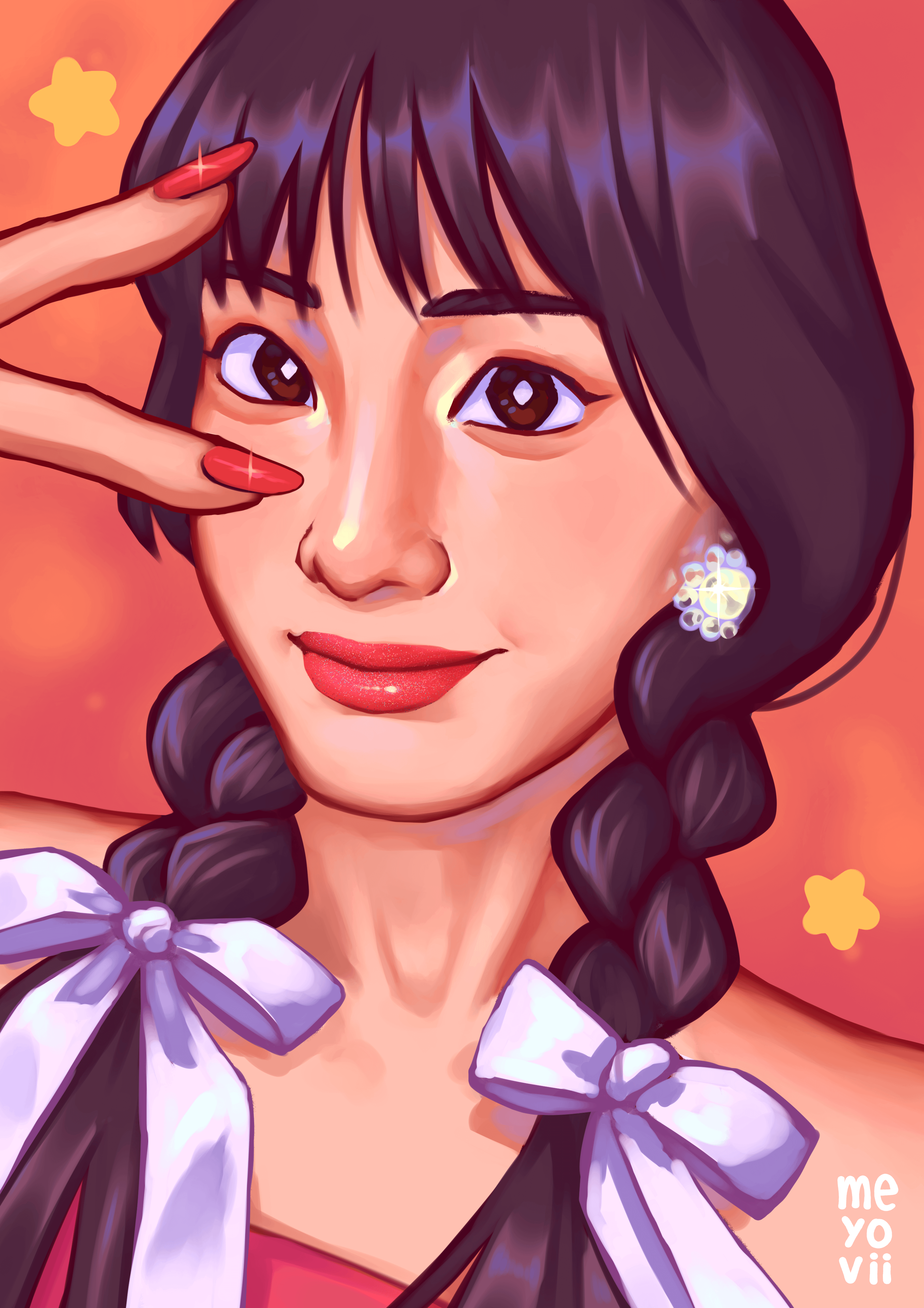 Momo fanart I did yesterday🎀 - PTKOREA