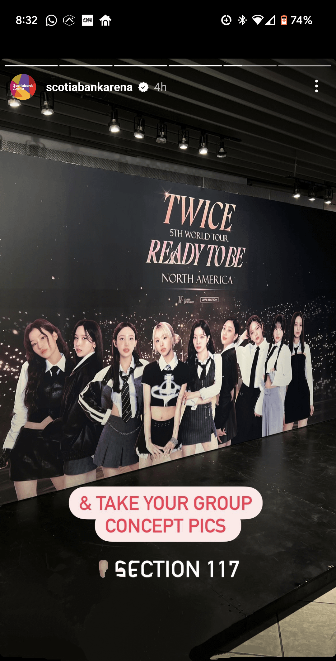 230702- ScotiaBank Arena IG stories about Twice Concert. - PTKOREA
