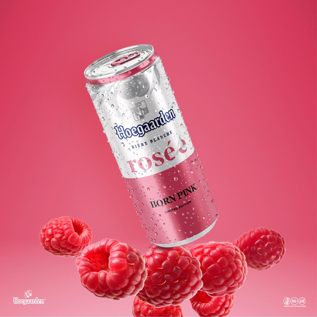 230729 ROSÉ x Hoegaarden Born Pink Limited Edition Beer - PTKOREA