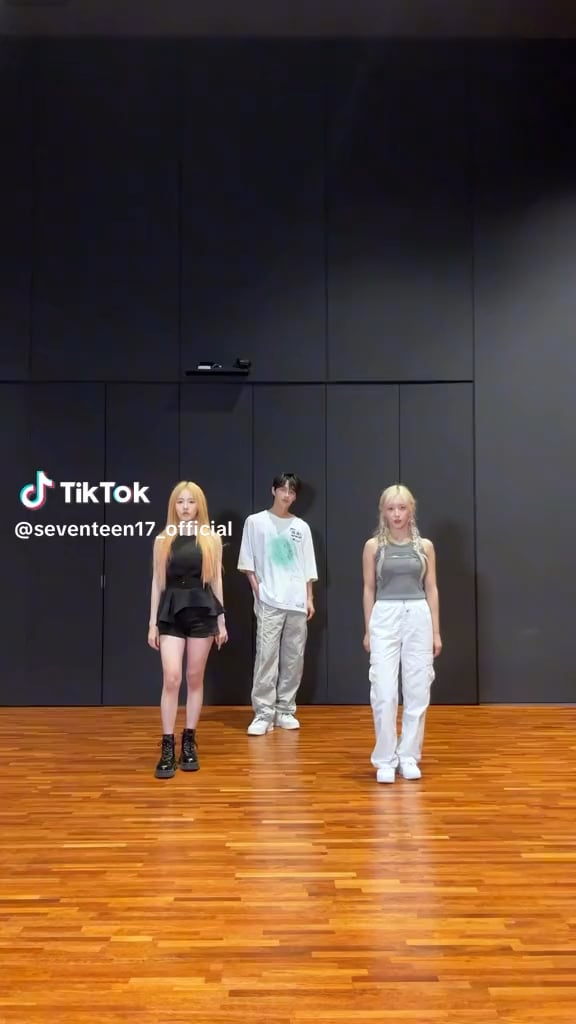 230713 SEVENTEEN TikTok Update: PSYCHO Dance Challenge (Jun with STAYC Sumin & Sieun) - PTKOREA