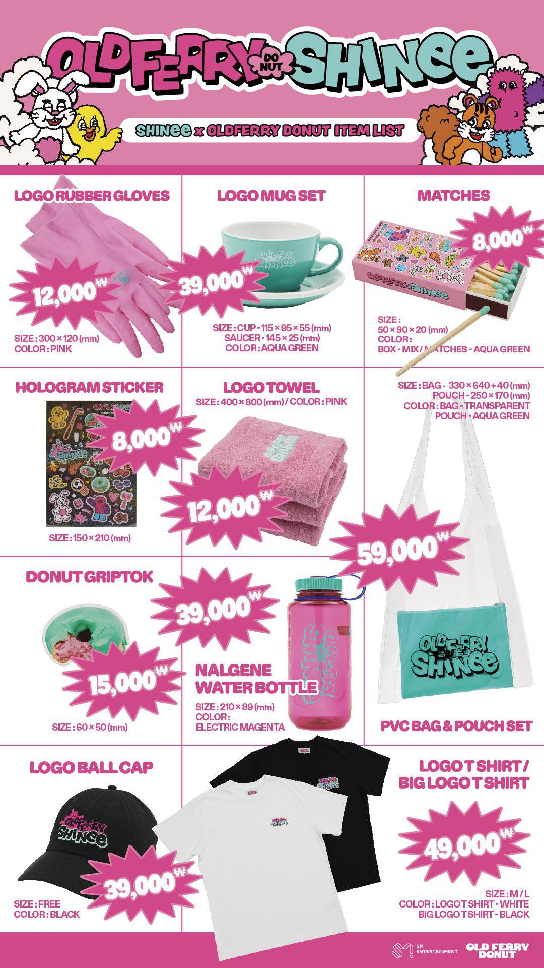 SHINee - SHINee x OLD FERRY DONUT (Merchandise Preview Image - Donut ...