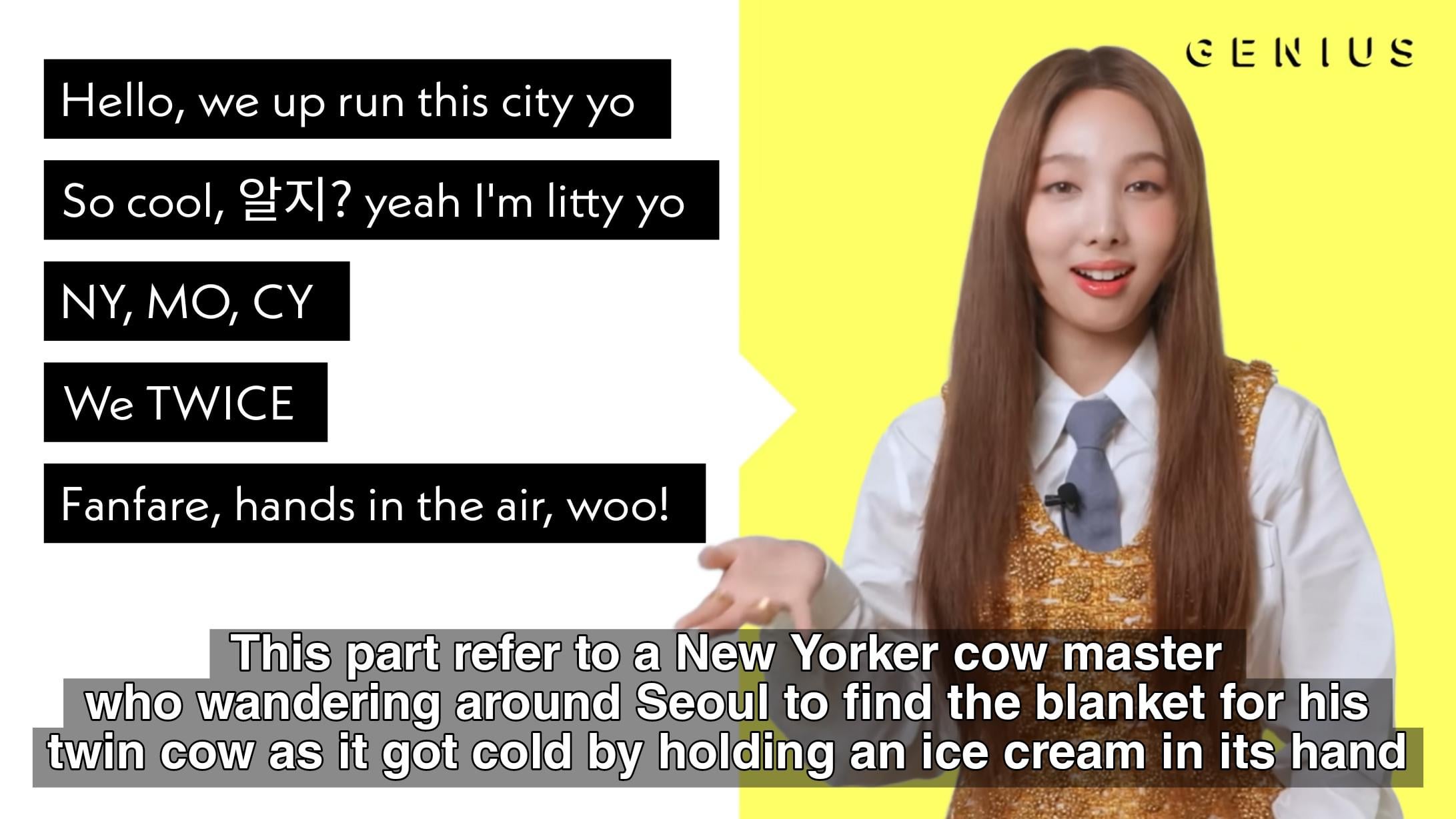 TWICE Nayeon "HELLO" Official Lyrics & Meaning | Verified - PTKOREA