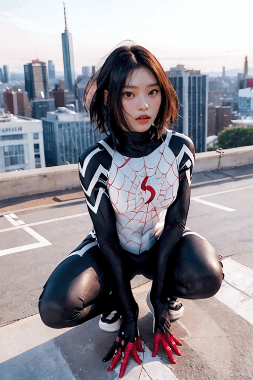 230717 Haerin as Marvel's Silk - PTKOREA