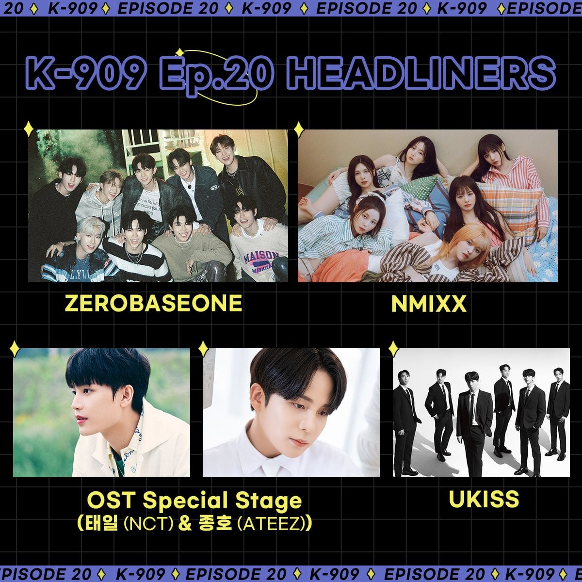 ZEROBASEONE, NMIXX, NCT 127 Taeil & ATEEZ Jongho, UKISS (MC: BoA) - JTBC K-909 Episode 20 ...