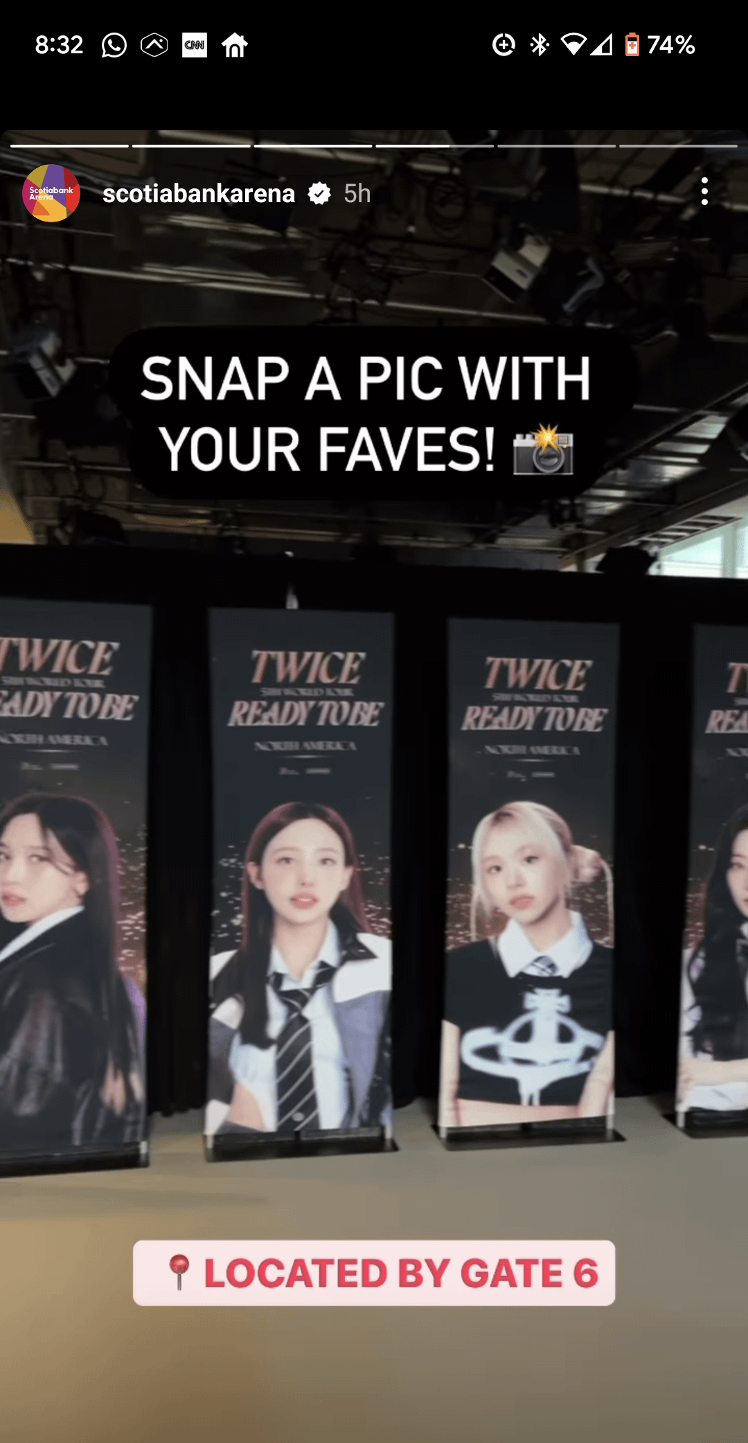 230702- ScotiaBank Arena IG stories about Twice Concert. - PTKOREA