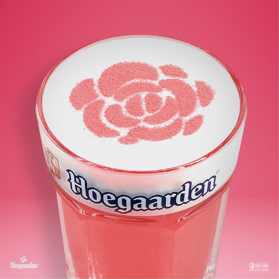 230729 ROSÉ x Hoegaarden Born Pink Limited Edition Beer - PTKOREA