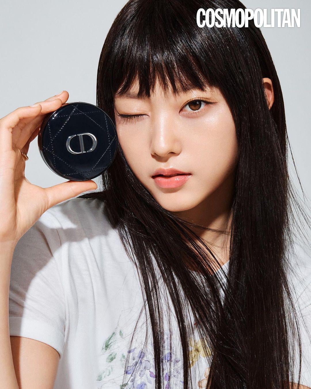 230811 Cosmopolitan Korea Instagram Update with Haerin x Dior Beauty - PTKOREA