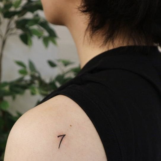 230810 POLYC on Instagram (feat. SUGA’s shoulder 7 tattoo) - PTKOREA