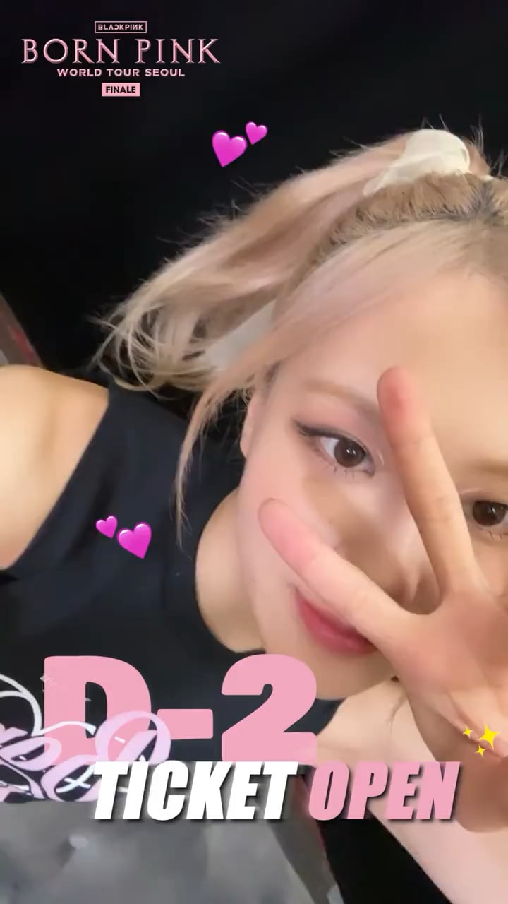 230827 BLACKPINK WORLD TOUR [BORN PINK] FINALE IN SEOUL TICKET OPEN D-2 ...